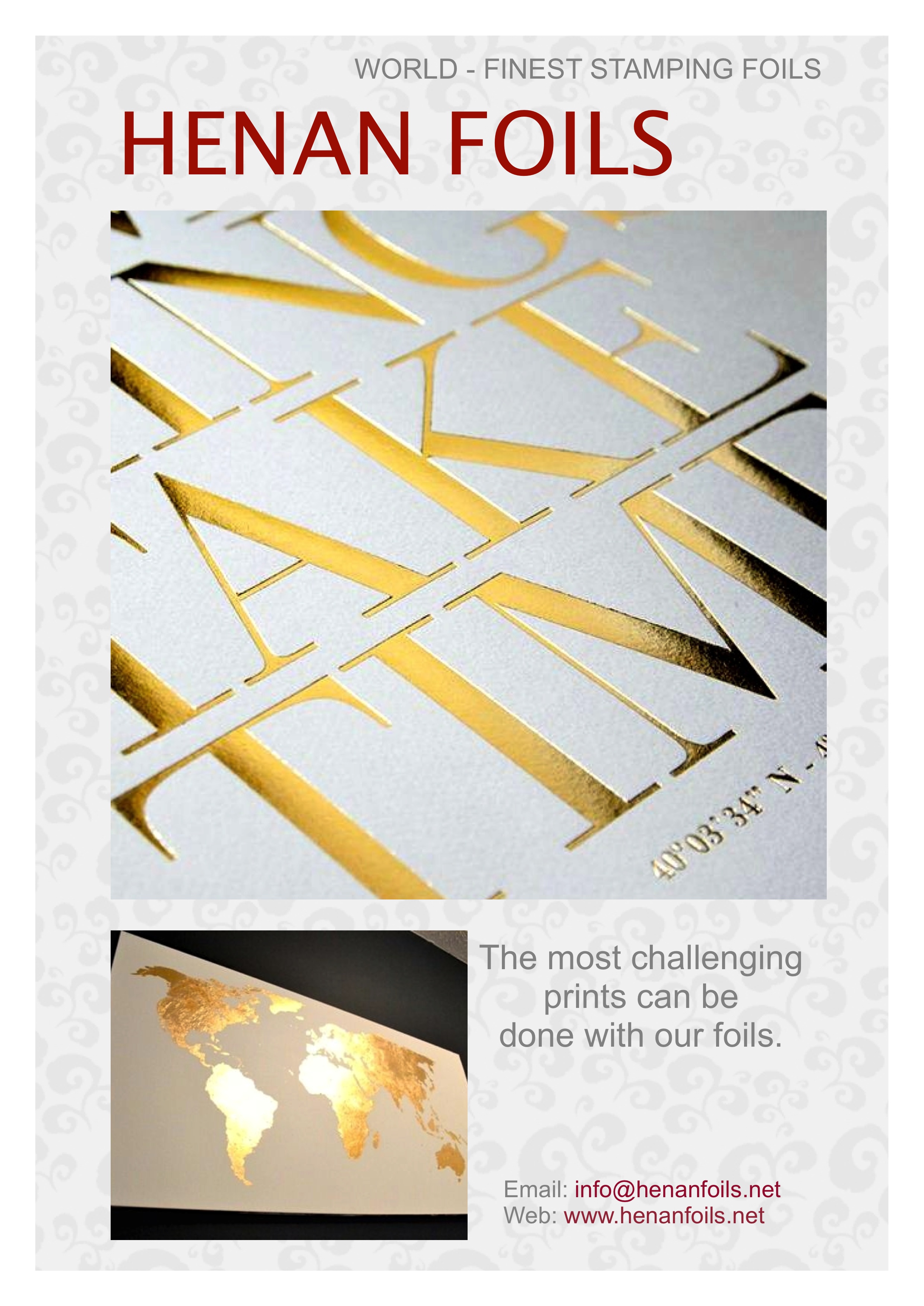 Graphic Foils | Henan Stamping Foils